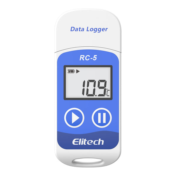 Elitech RC-5 LCD USB Temperature Data Logger Cold Chain Temp Recorder – Elitech Technology, Inc.