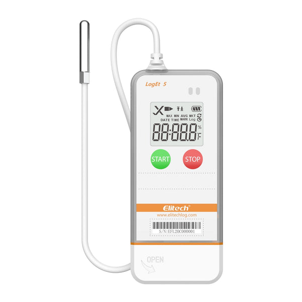 Elitech USB Digital Temperature Data Logger Reusable Recorder LogEt5/8 ...