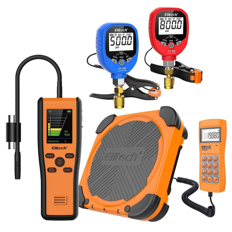 Elitech HVAC Digital Pressure Gauges PG-30Pro - Durable & Accurate#N# # ...