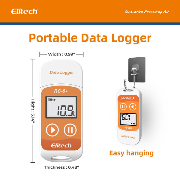Elitech RC-5+ Reusable USB Temperature Data logger - Elitechustore.com ...